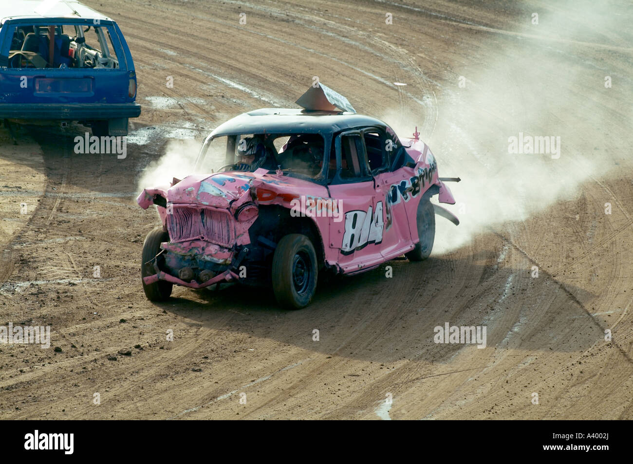 rover, p4 classic car being banger raced Stock Photo: 10888217 - Alamy