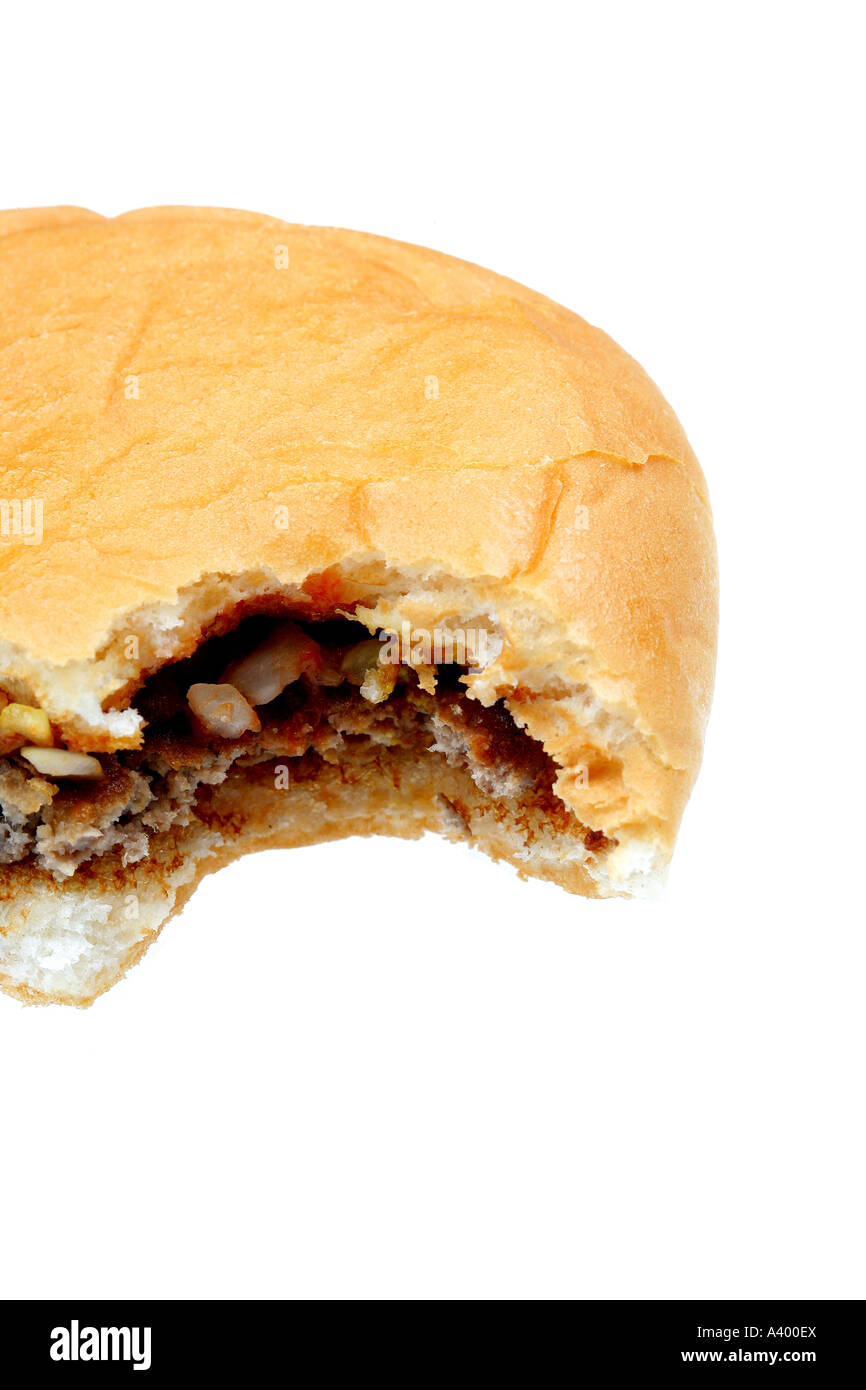 Bitten hamburger Cut Out Stock Images & Pictures - Alamy