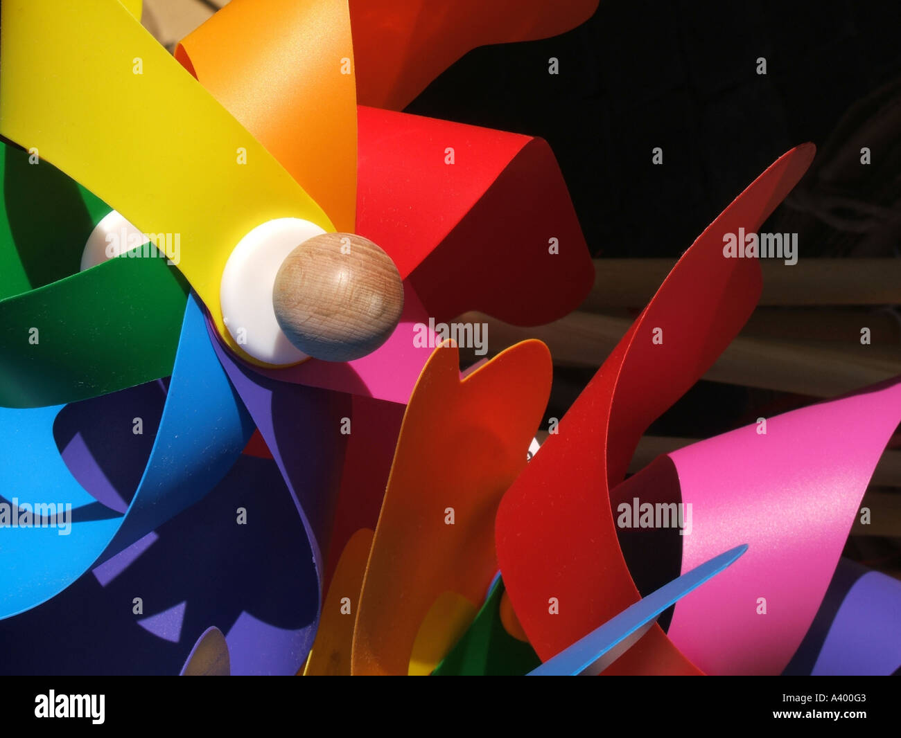 colourful windmill toys Stock Photo - Alamy