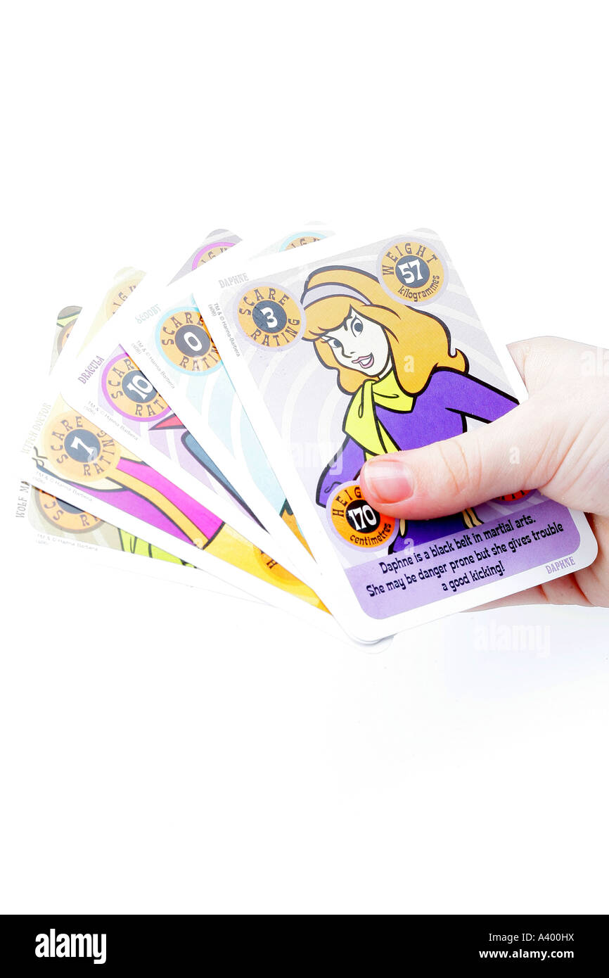 Child Playing Cards Stock Photo - Alamy