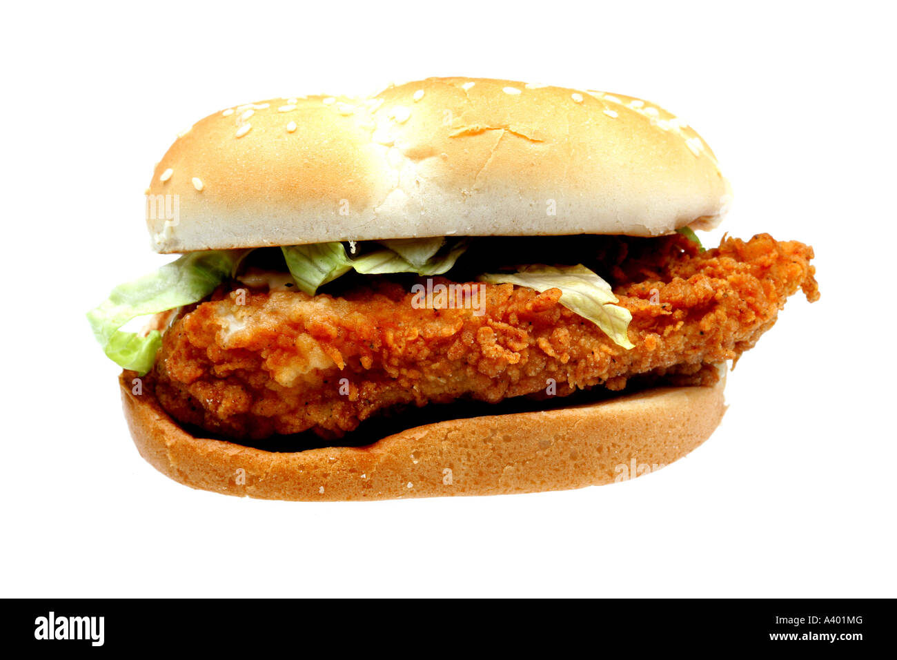 Chicken burger kfc southern fried hi-res stock photography and images ...