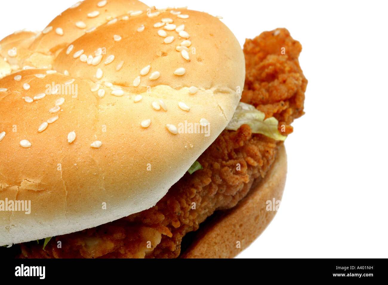 Chicken burger kfc southern fried hi-res stock photography and images ...