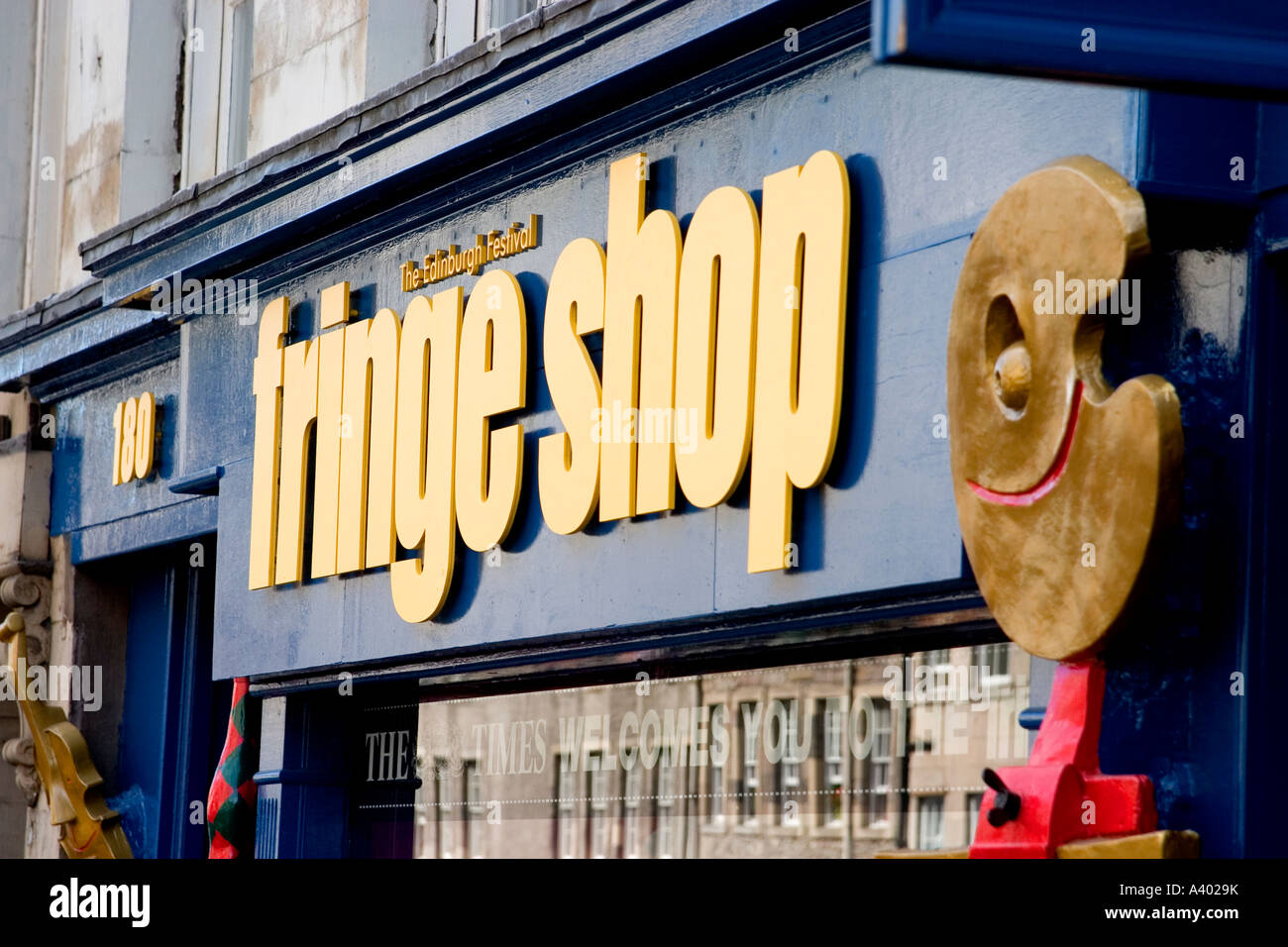 Edinburgh Fringe Festival Box Office sign on the Royal Mile- Edinburgh ...