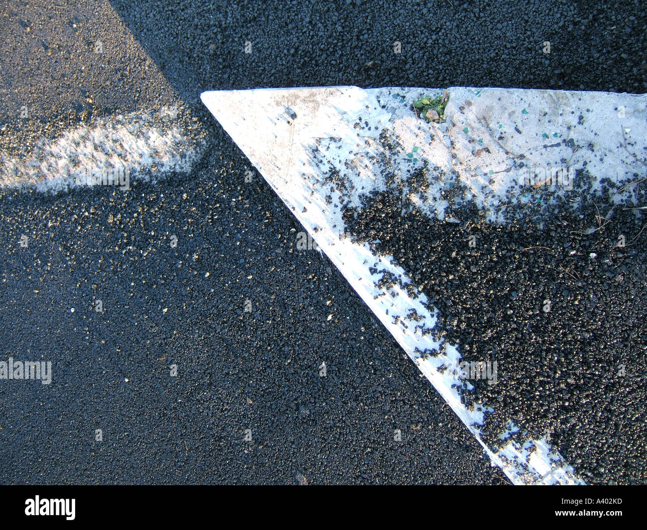 fresh tarmac on road surface Stock Photo - Alamy