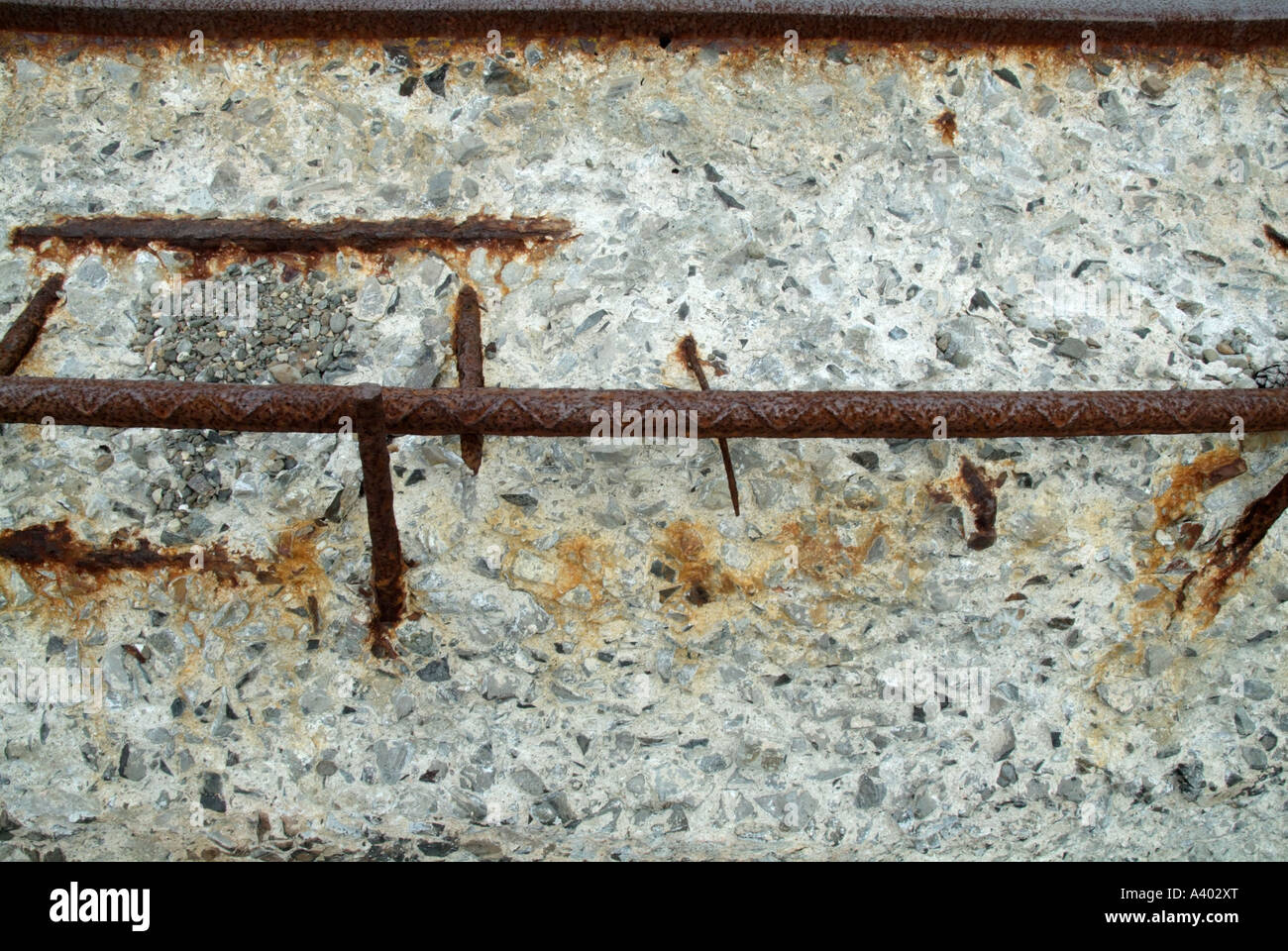Concrete erosion, structure of an wall, architecture, rebar, fort ...