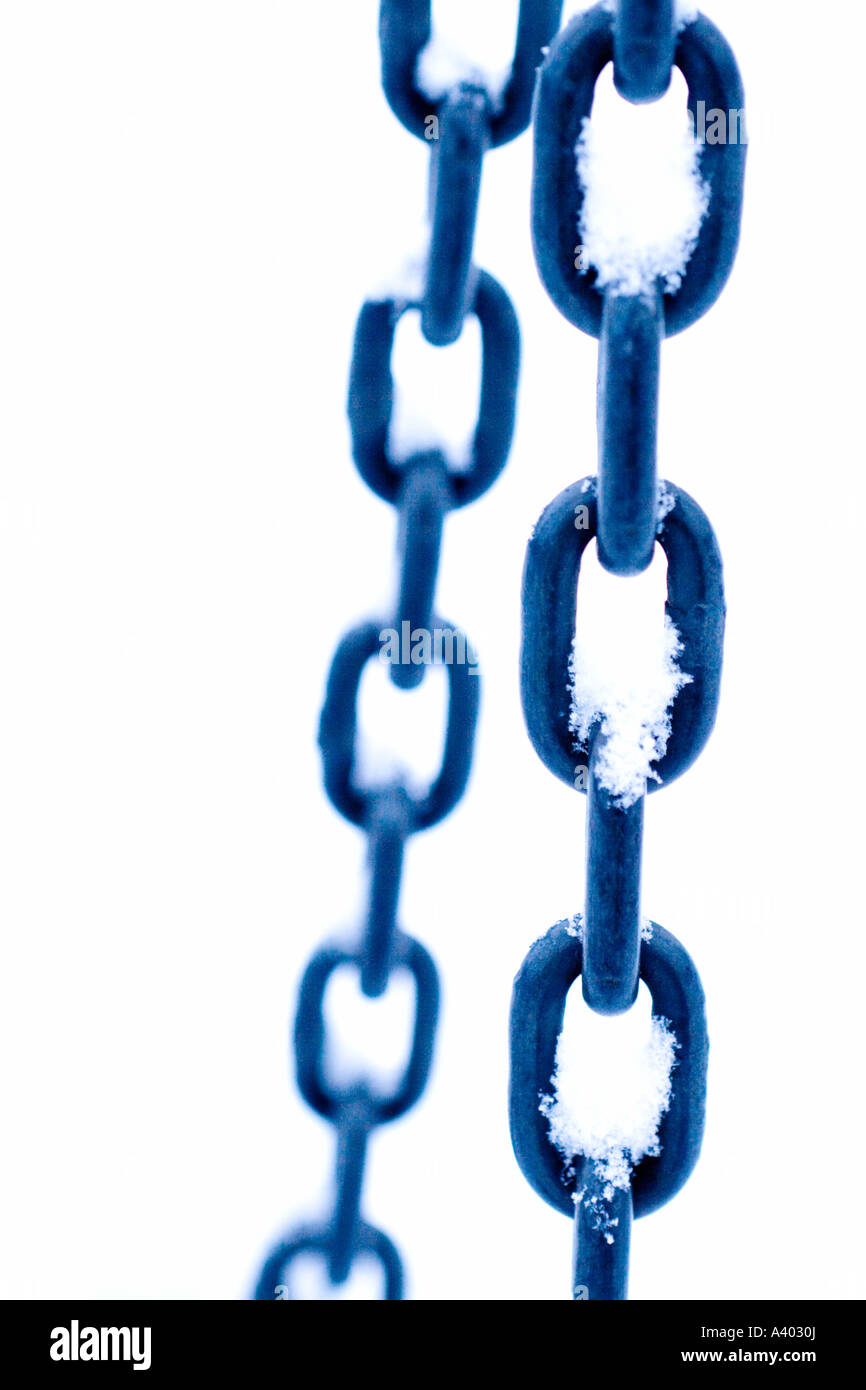 Snow Chain 2 Stock Photo - Alamy