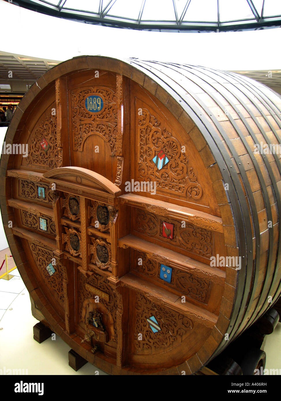 Wooden champagne barrel, Liquid,champagne, white wine , aged , alcohol ...