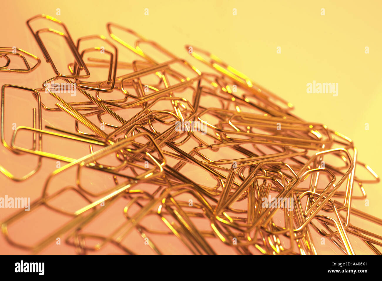 paper clips detail coloured light Stock Photo - Alamy