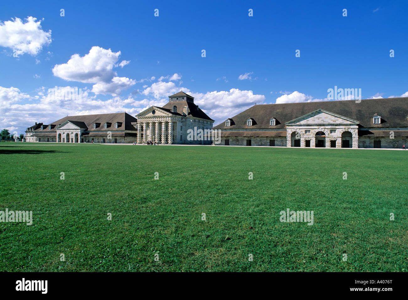 Royal saltworks of arc et built by claude nicolas ledoux hi-res stock ...