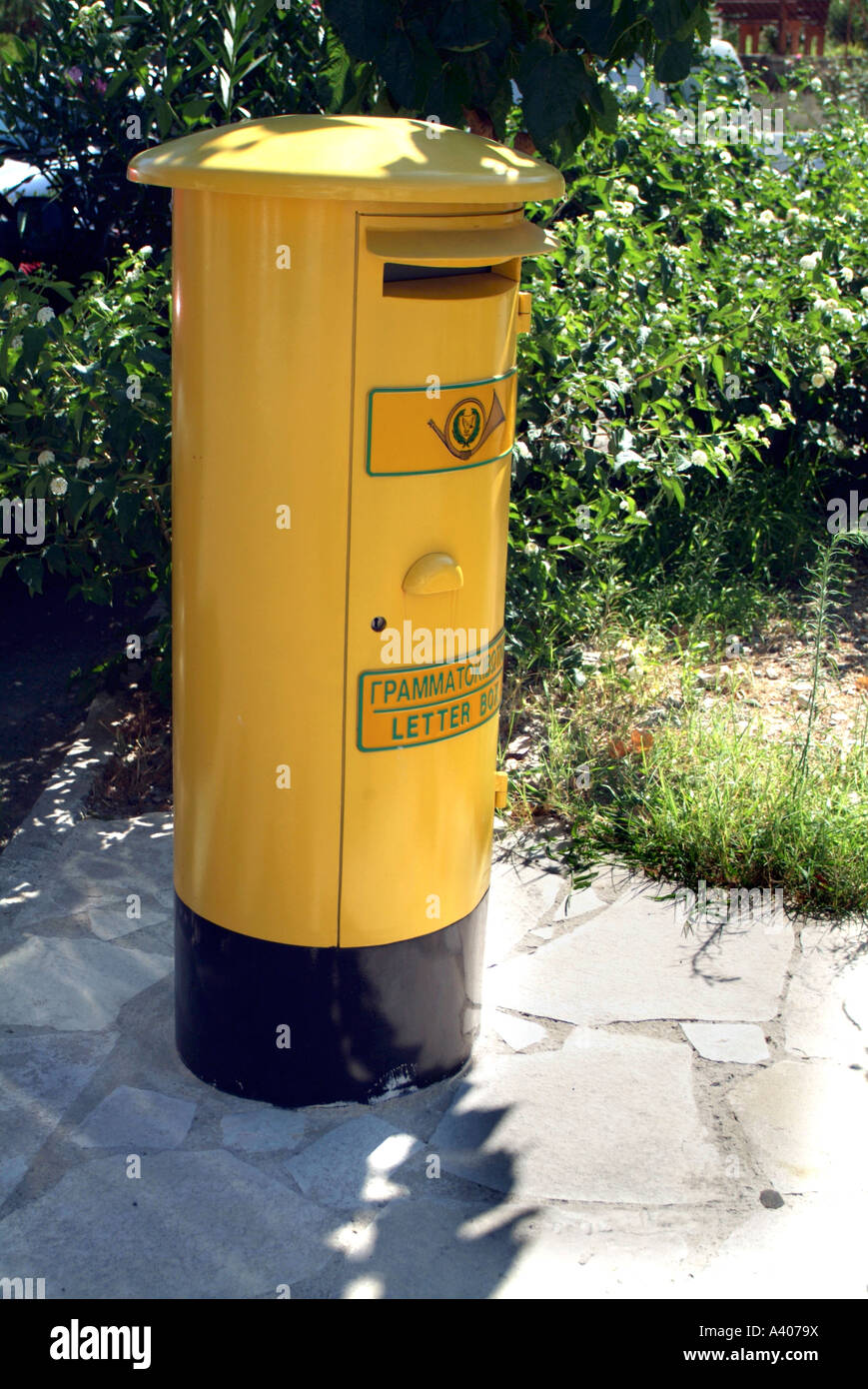 cypriot post Box Stock Photo - Alamy