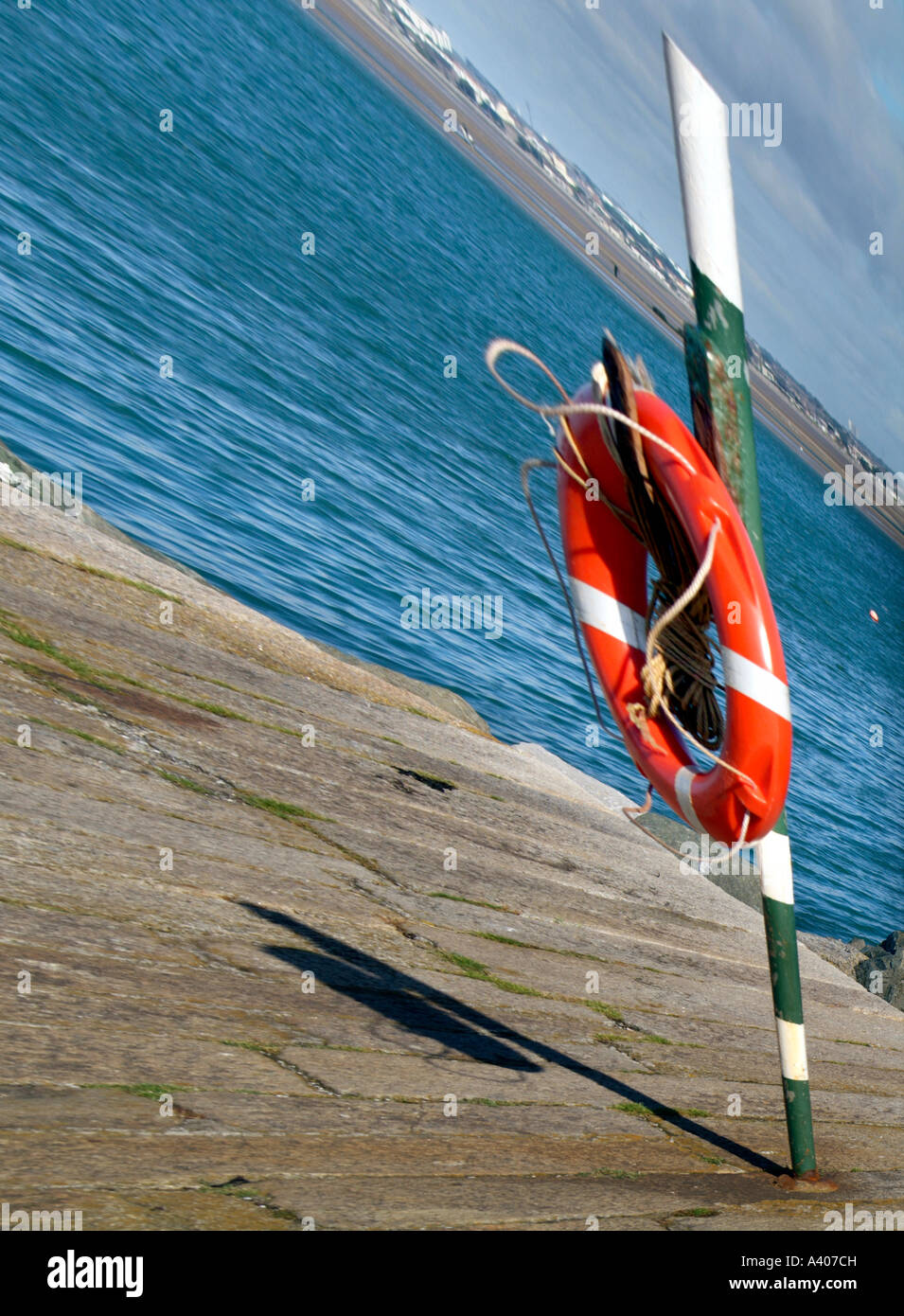 life saving buoy Stock Photo - Alamy