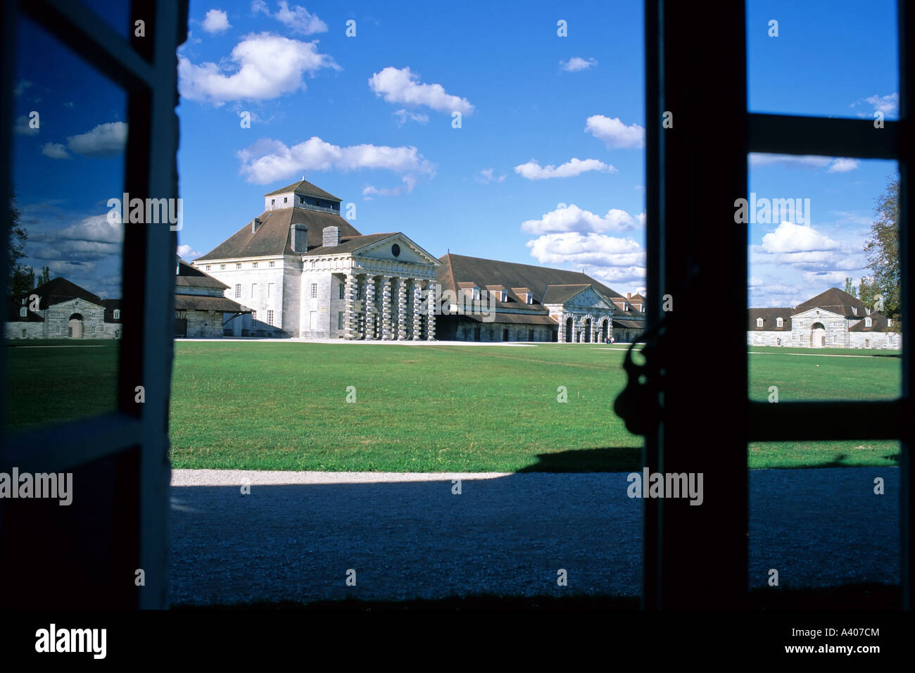 Royal saltworks of arc et built by claude nicolas ledoux hi-res stock ...