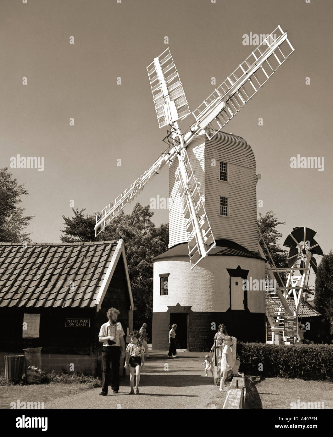 1970s wooden windmill hi-res stock photography and images - Alamy