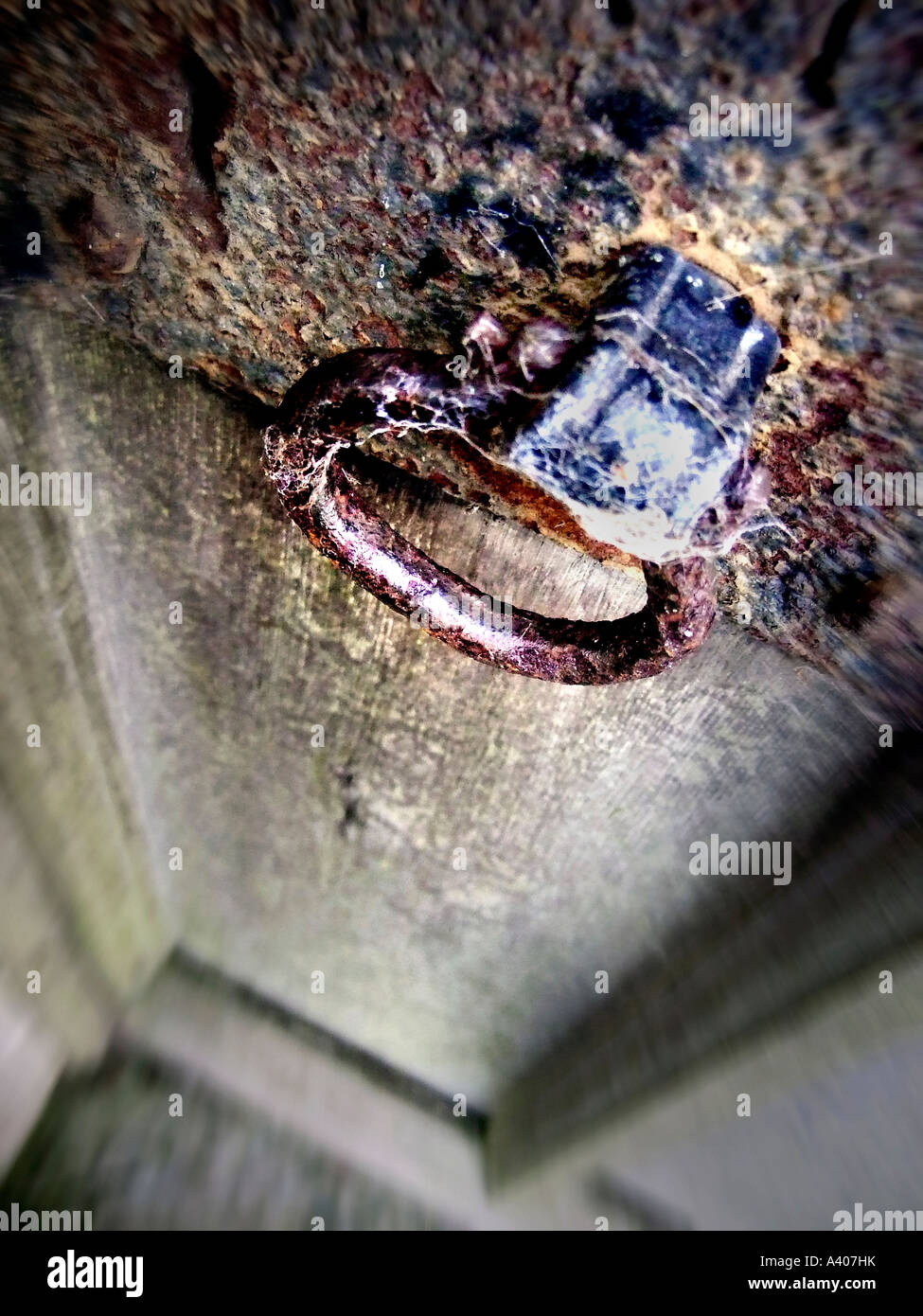 rusty door handle Stock Photo - Alamy