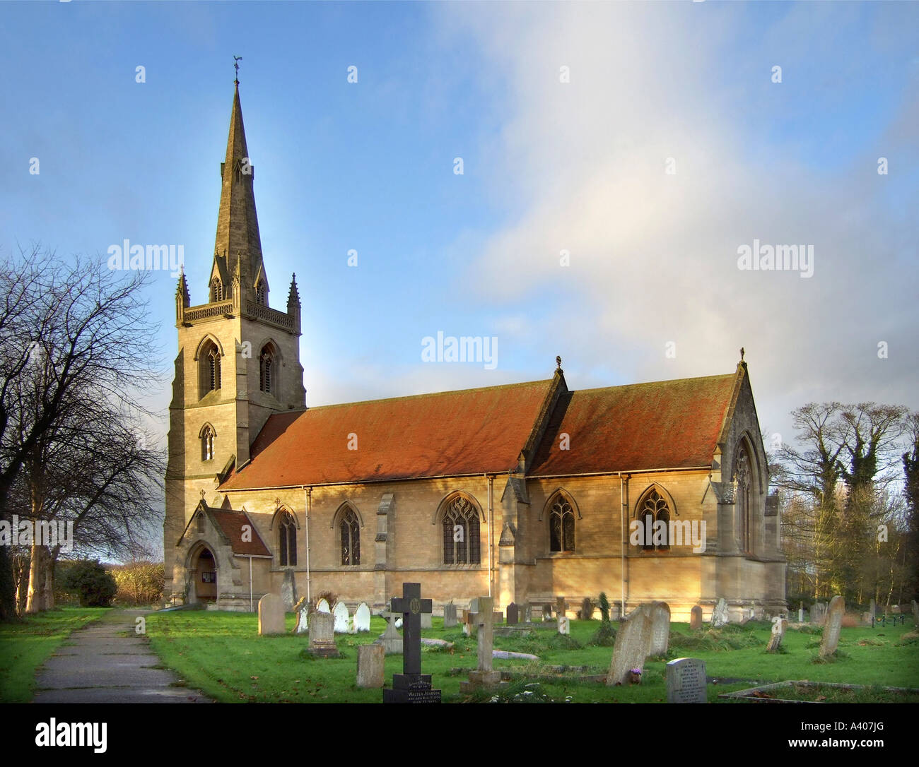 St lawrence church revesby hi-res stock photography and images - Alamy