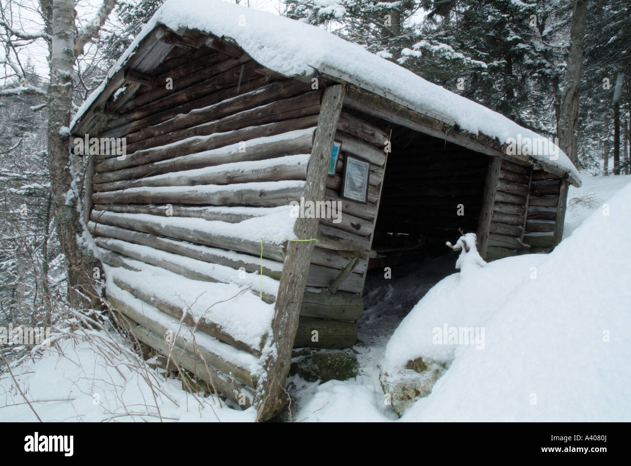 Resolution Shelter - Located off Davis Path in the Dry River Wilderness ...