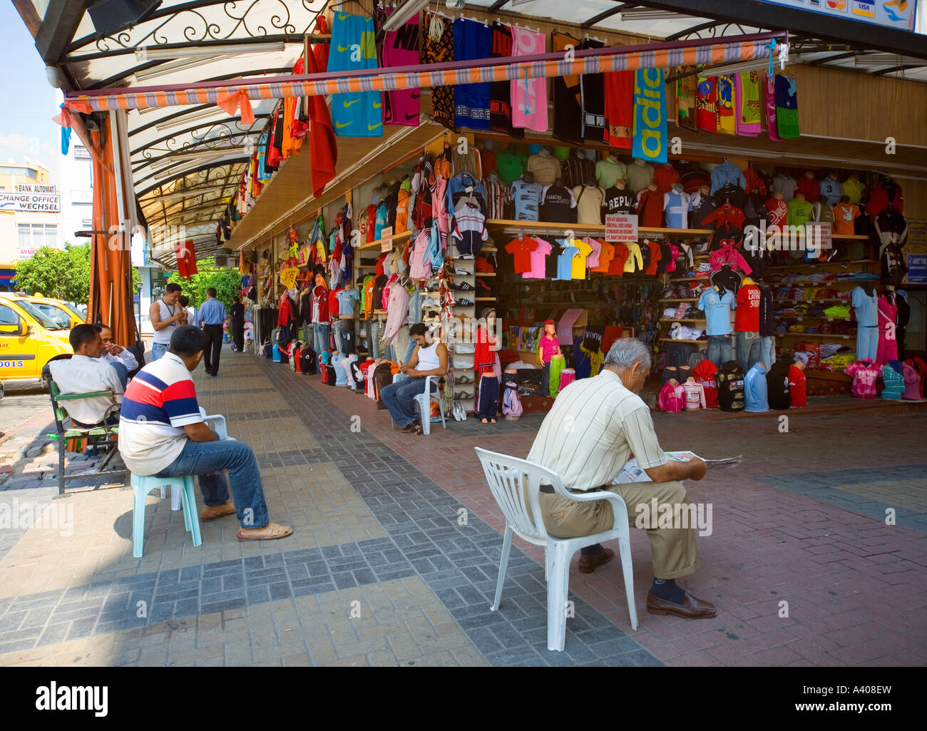 Bazaar in Alanya Turkey Stock Photo - Alamy