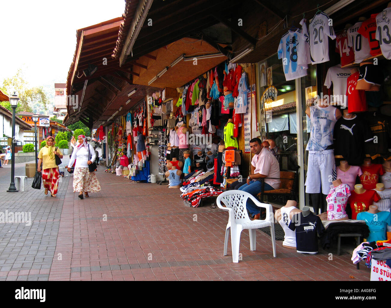 Bazaar in Alanya Turkey Stock Photo - Alamy