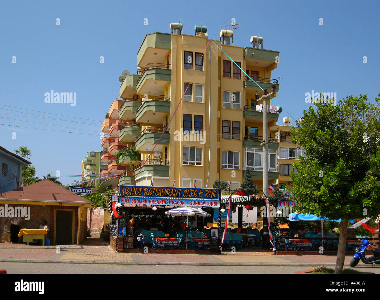 Oba houses in Alanya Turkey Stock Photo - Alamy