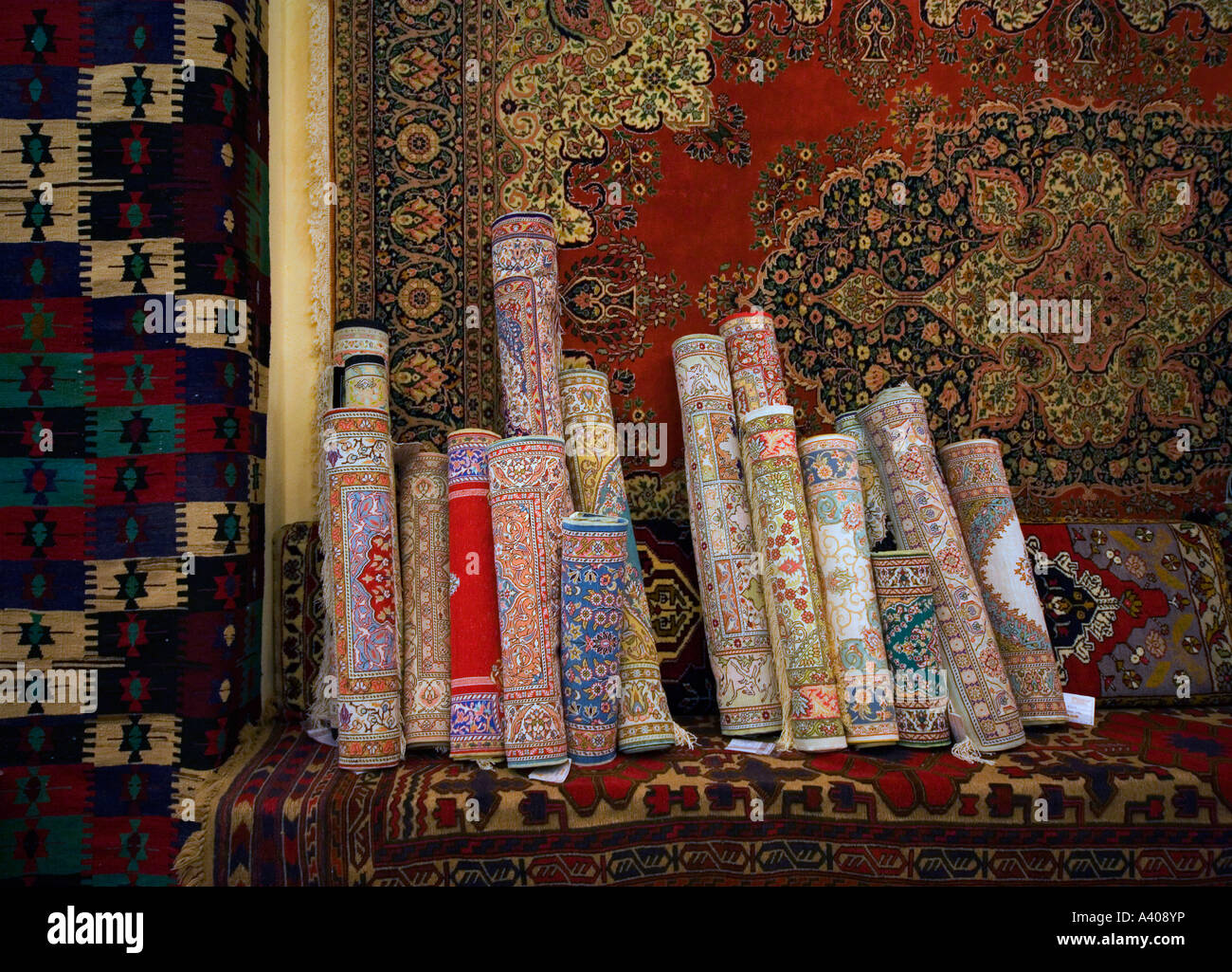 Cappadocia Carpet Factory Ortohisar Turkey Stock Photo - Alamy