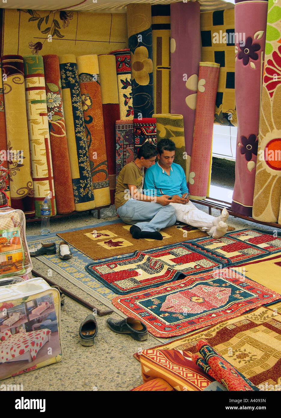 Street bazaar Alanya Turkey Stock Photo - Alamy