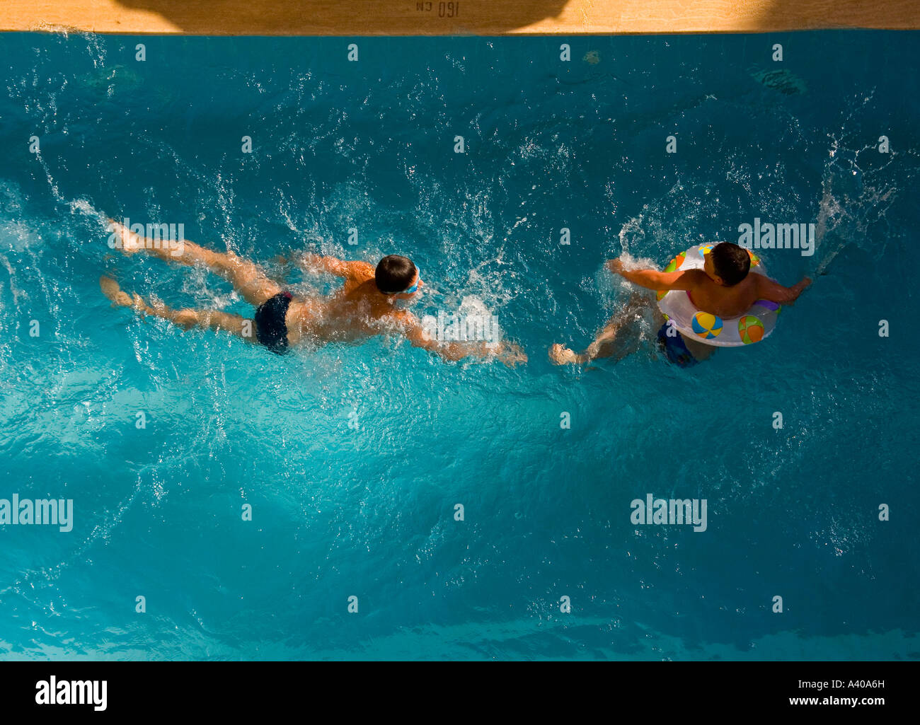 Swimming in pool Turkey Stock Photo - Alamy