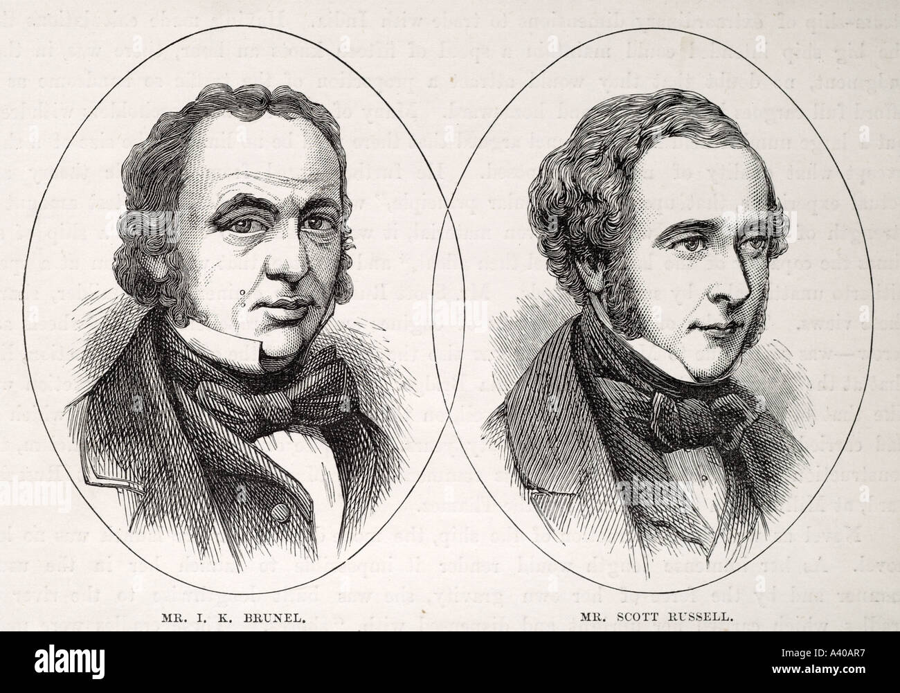 Isombard kingdom brunel scott russell engineer ship builder bridge ...