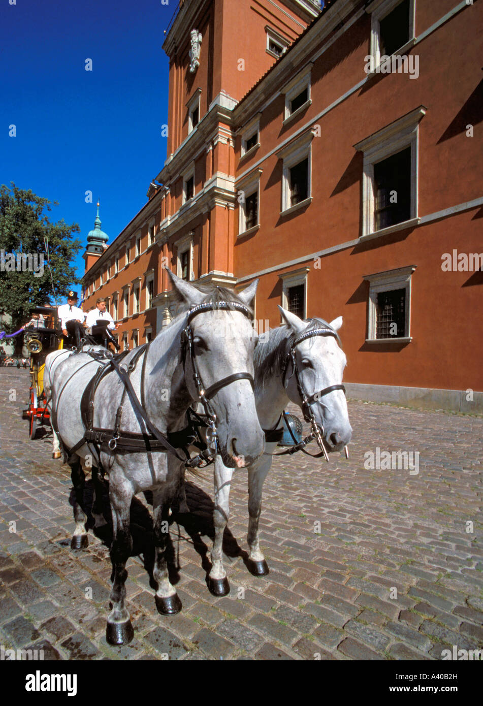 Poland Warsaw Pocztylion Old Polish Mail Royal Castle Zamek Krolewski ...