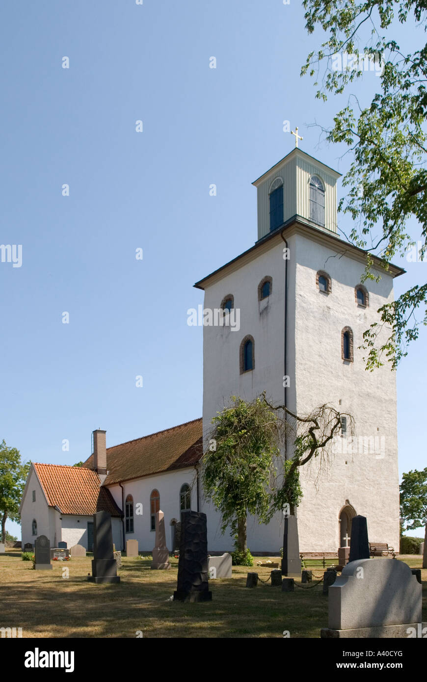Old Swedish christian church Stock Photo - Alamy