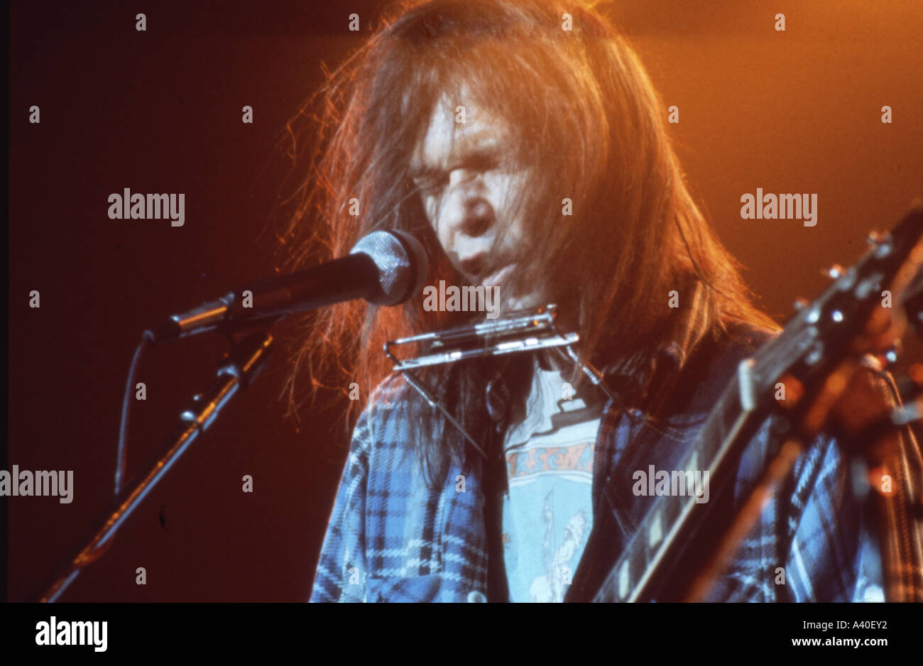 NEIL YOUNG US musician Stock Photo - Alamy