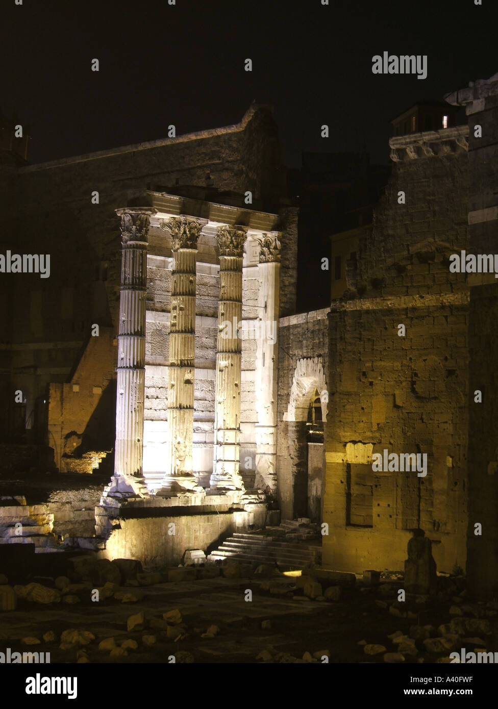 Columns at foro di augusto hi-res stock photography and images - Alamy