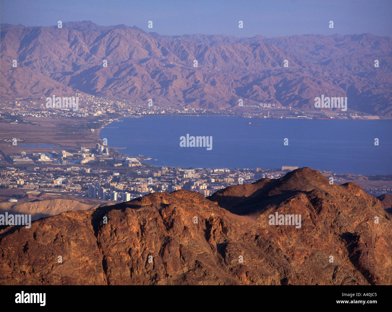 Eilat and gulf of aqaba panorama hi-res stock photography and images ...