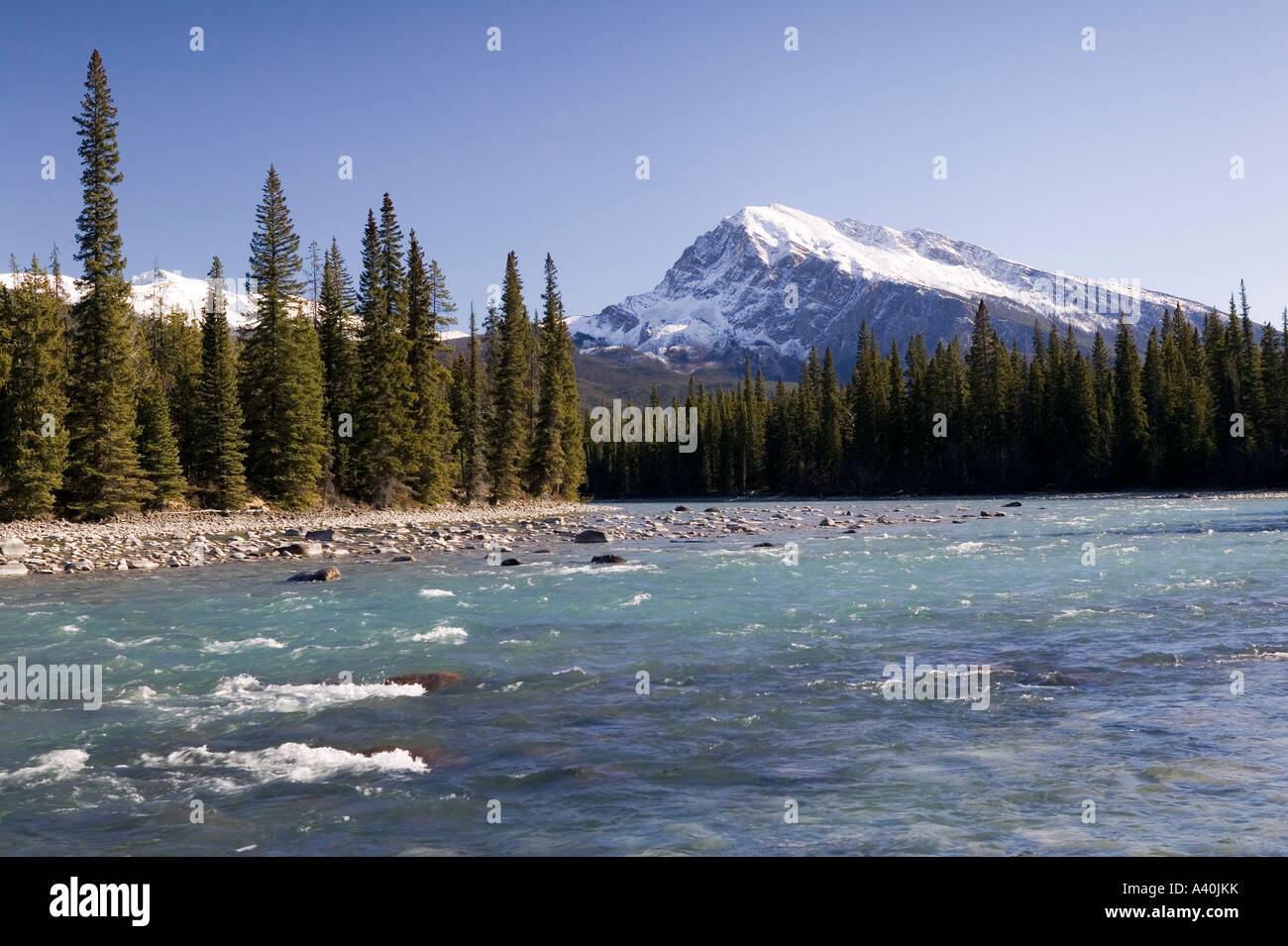 Jasper Jasper National Park Alberta Canada Stock Photo - Alamy