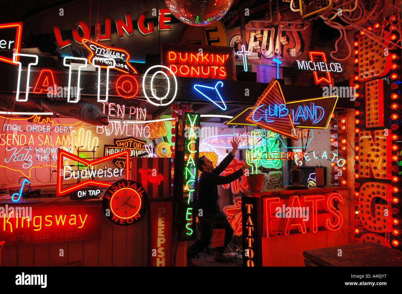 A gallery devoted to vintage and modern neon which hums and pulses with ...