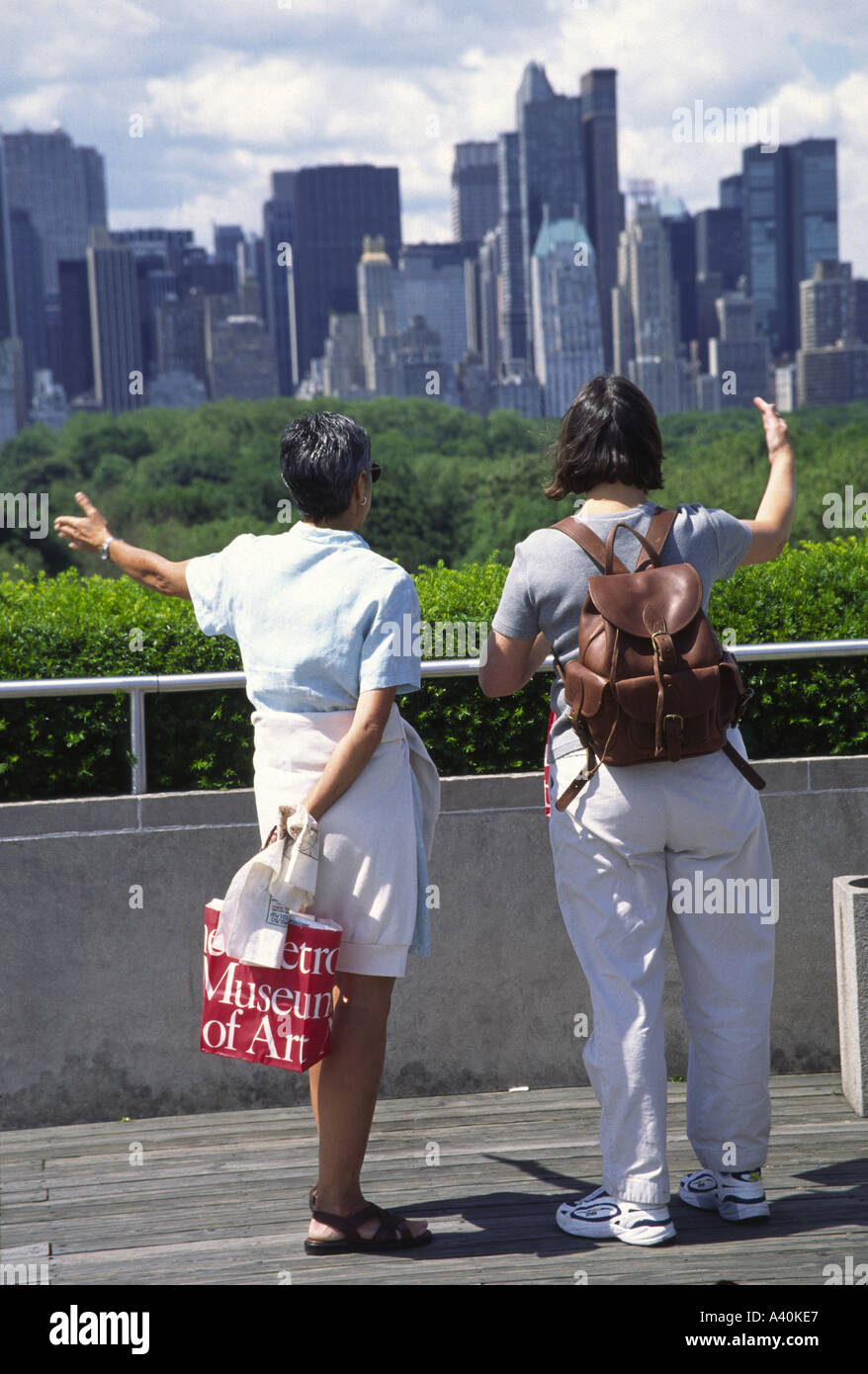 Metropolitan museum roof terrace hi-res stock photography and images ...