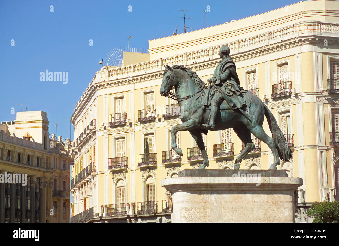 Puerto del Sol Madrid Spain Stock Photo - Alamy