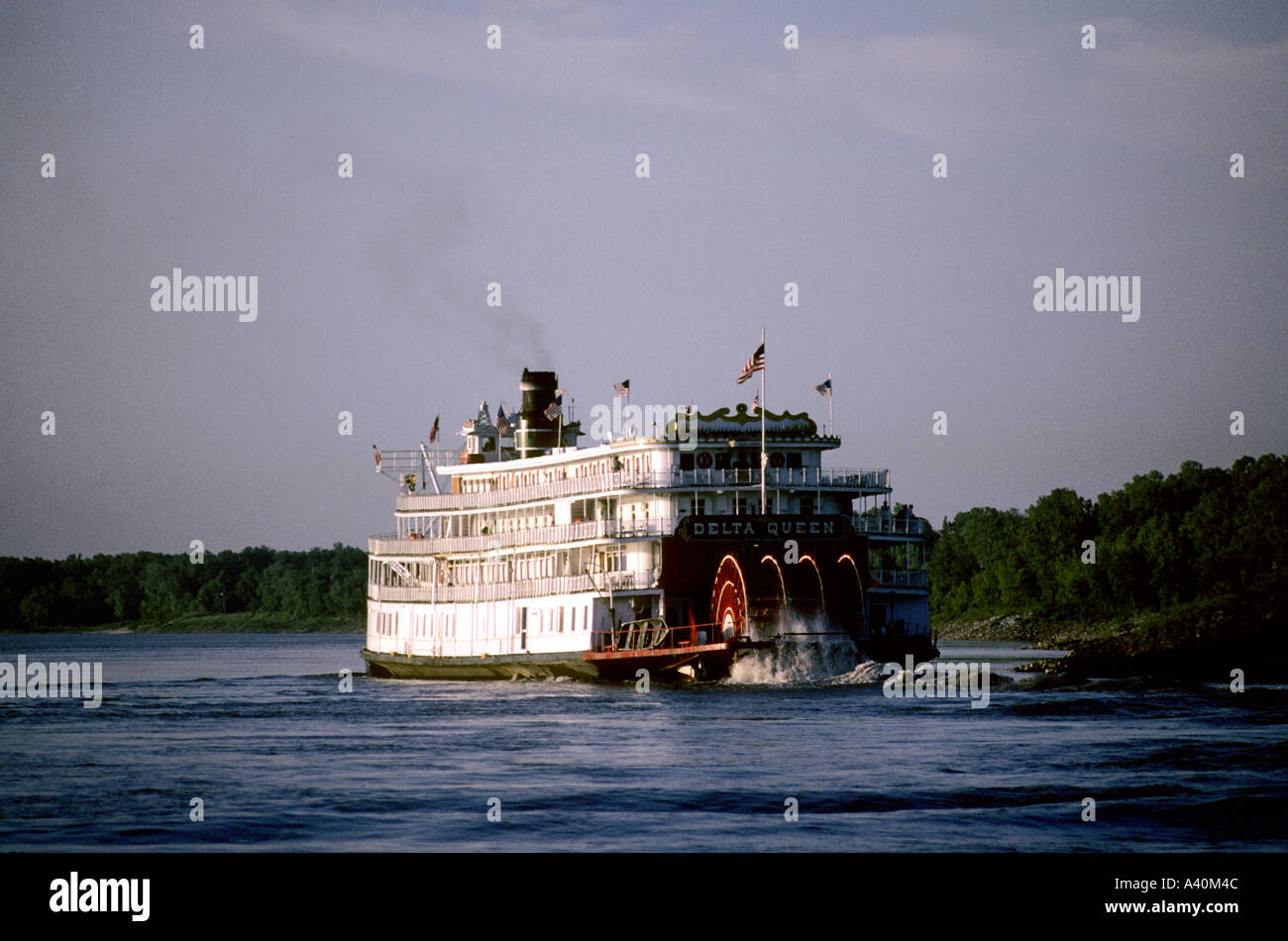 Delta Queen Mississippi River USA Stock Photo - Alamy