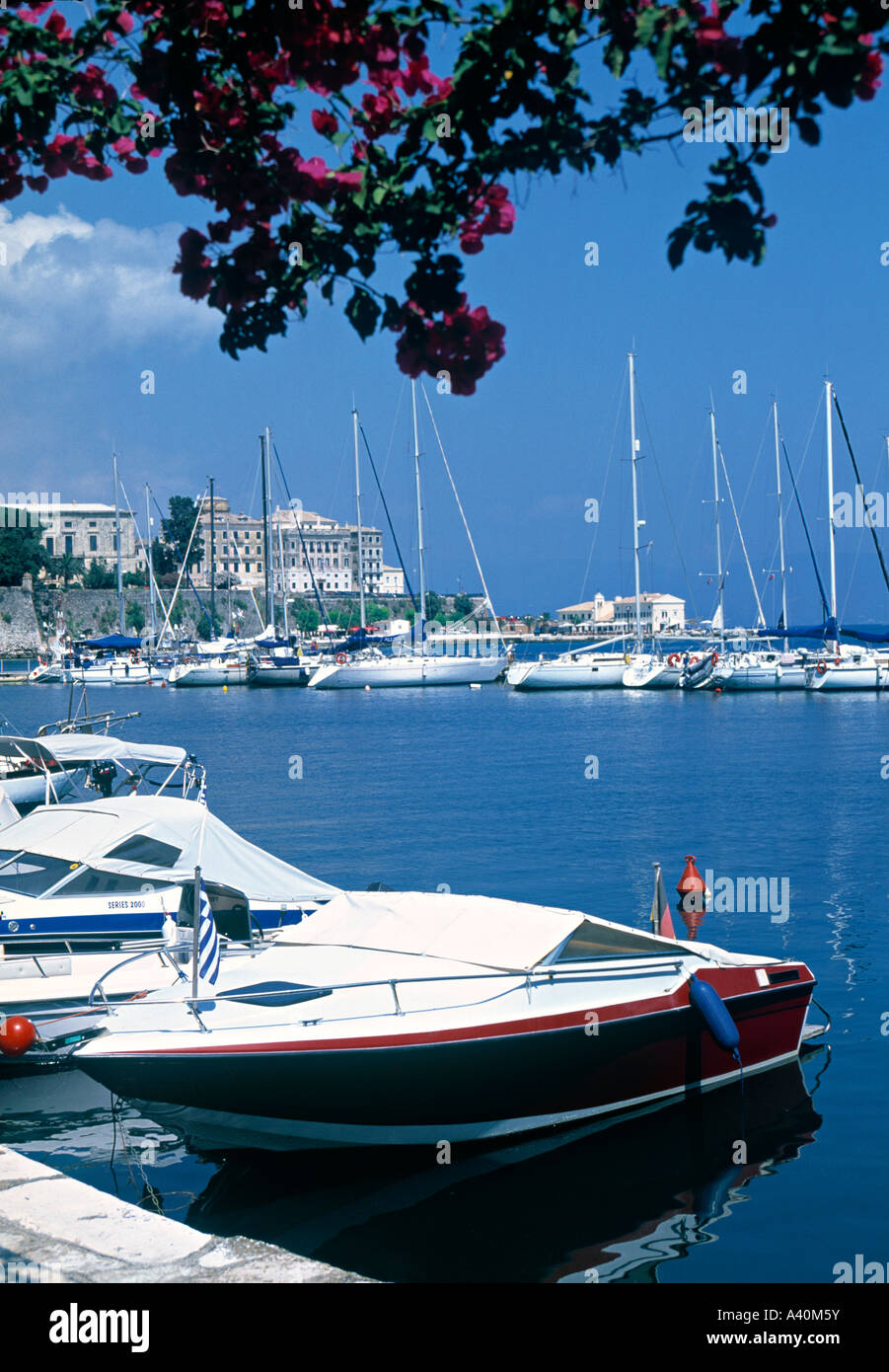 Corfu Town Corfu Greece Stock Photo - Alamy