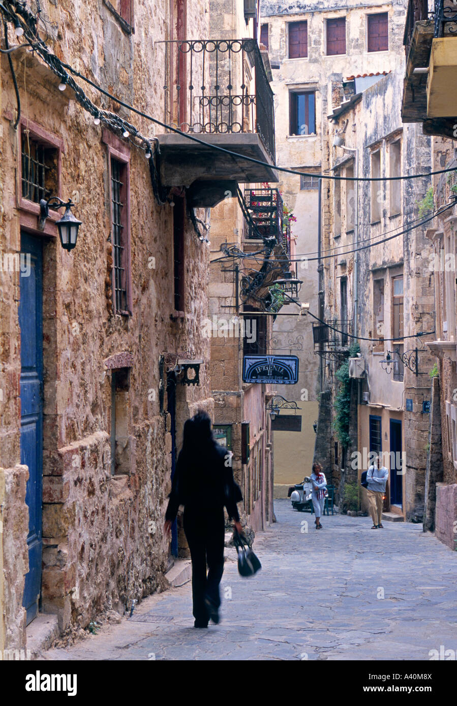 Hania Crete Greece Stock Photo - Alamy