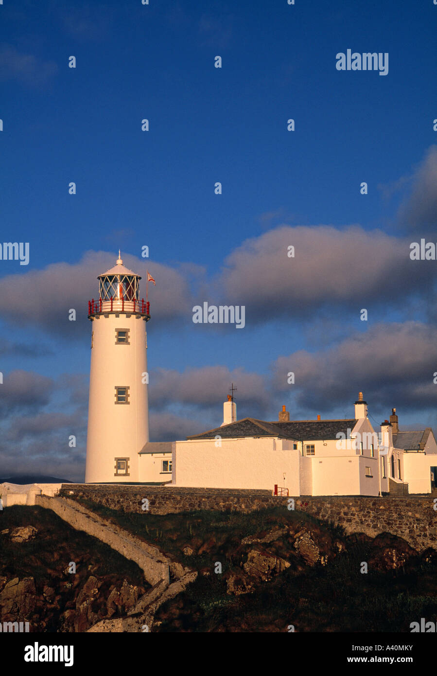 Fanad Lighthouse Donegal Peninsula County Donegal Ireland Stock Photo ...