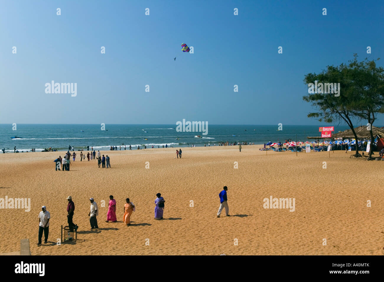 Calangute Beach Goa India Stock Photo - Alamy