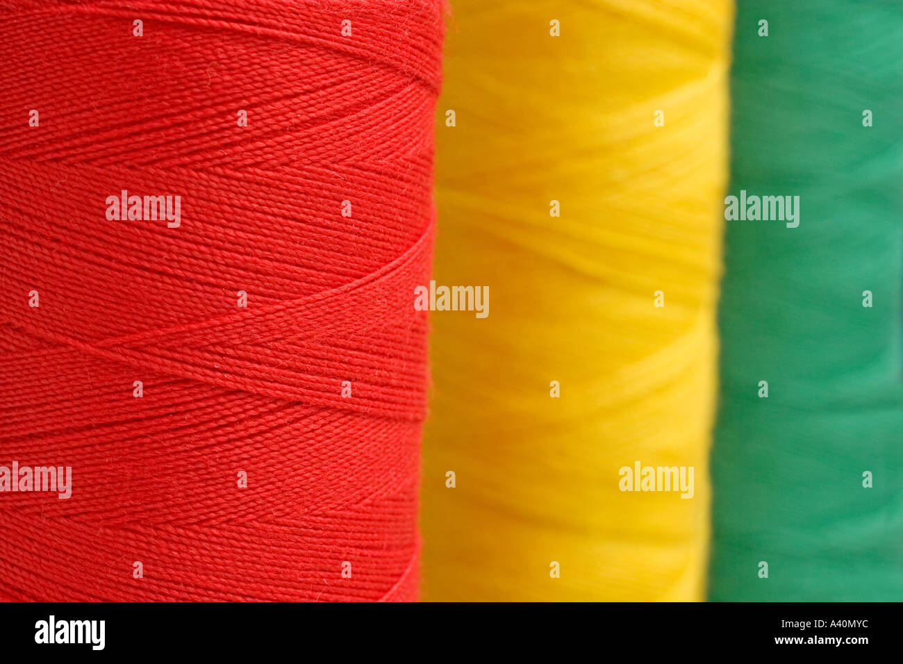 thread coils of colors Stock Photo - Alamy