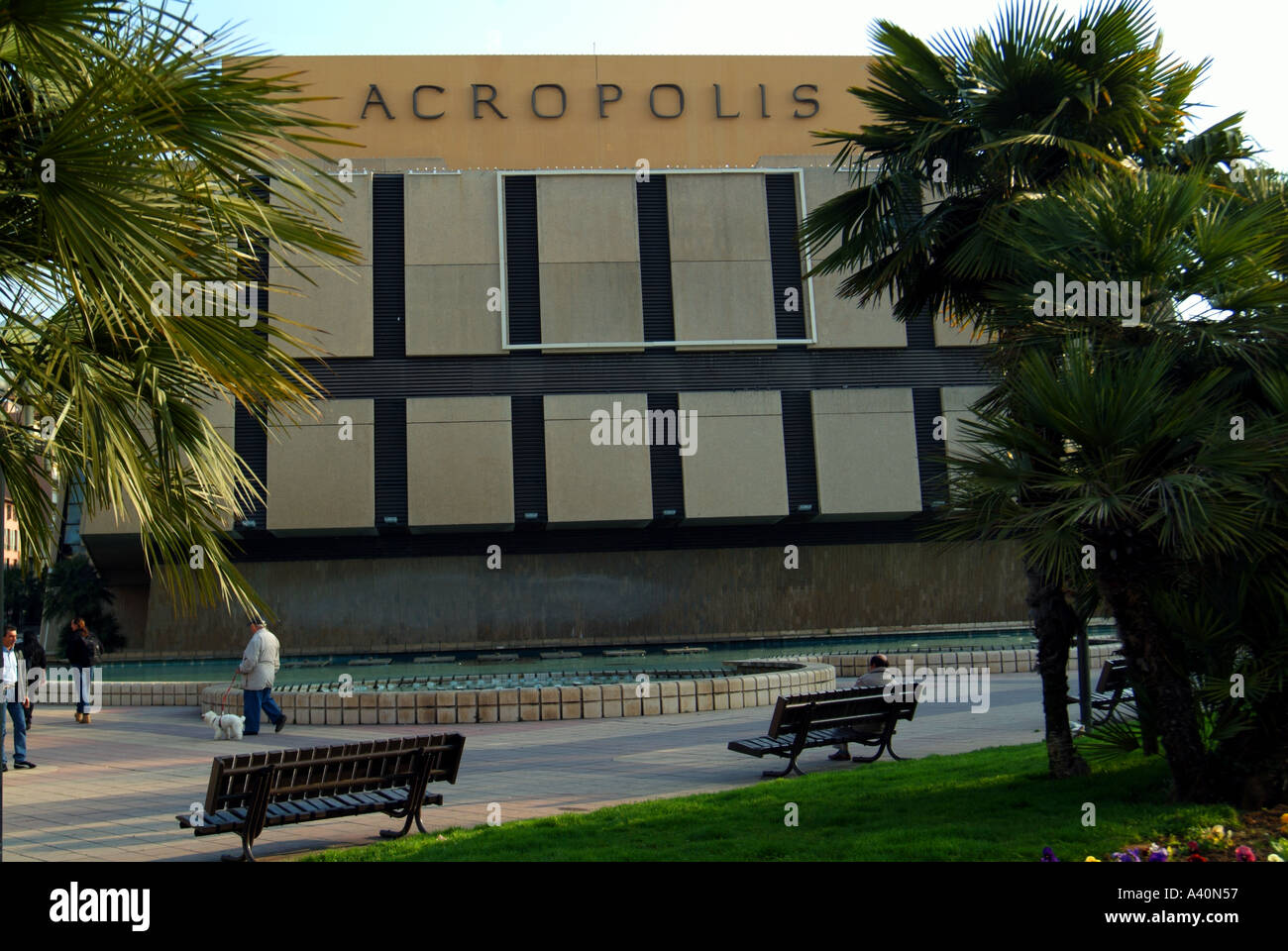 Nice Cote D Azur France french riviera acropolis Stock Photo - Alamy