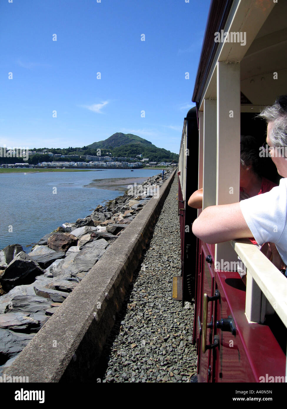 Train driving away hi-res stock photography and images - Alamy