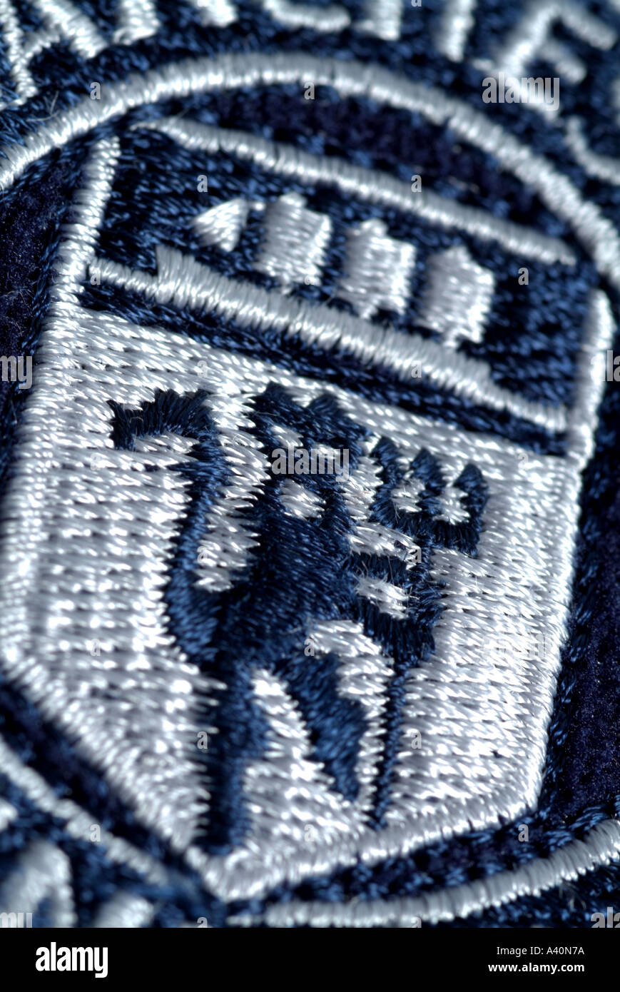 Manchester United Crest Stock Photo - Alamy