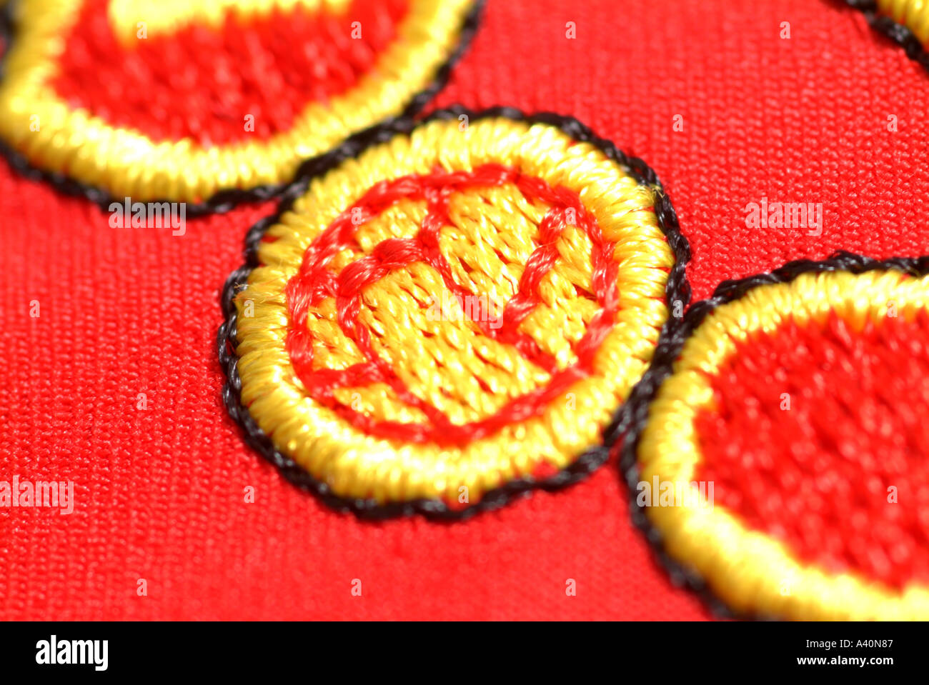 Manchester United Crest Stock Photo - Alamy