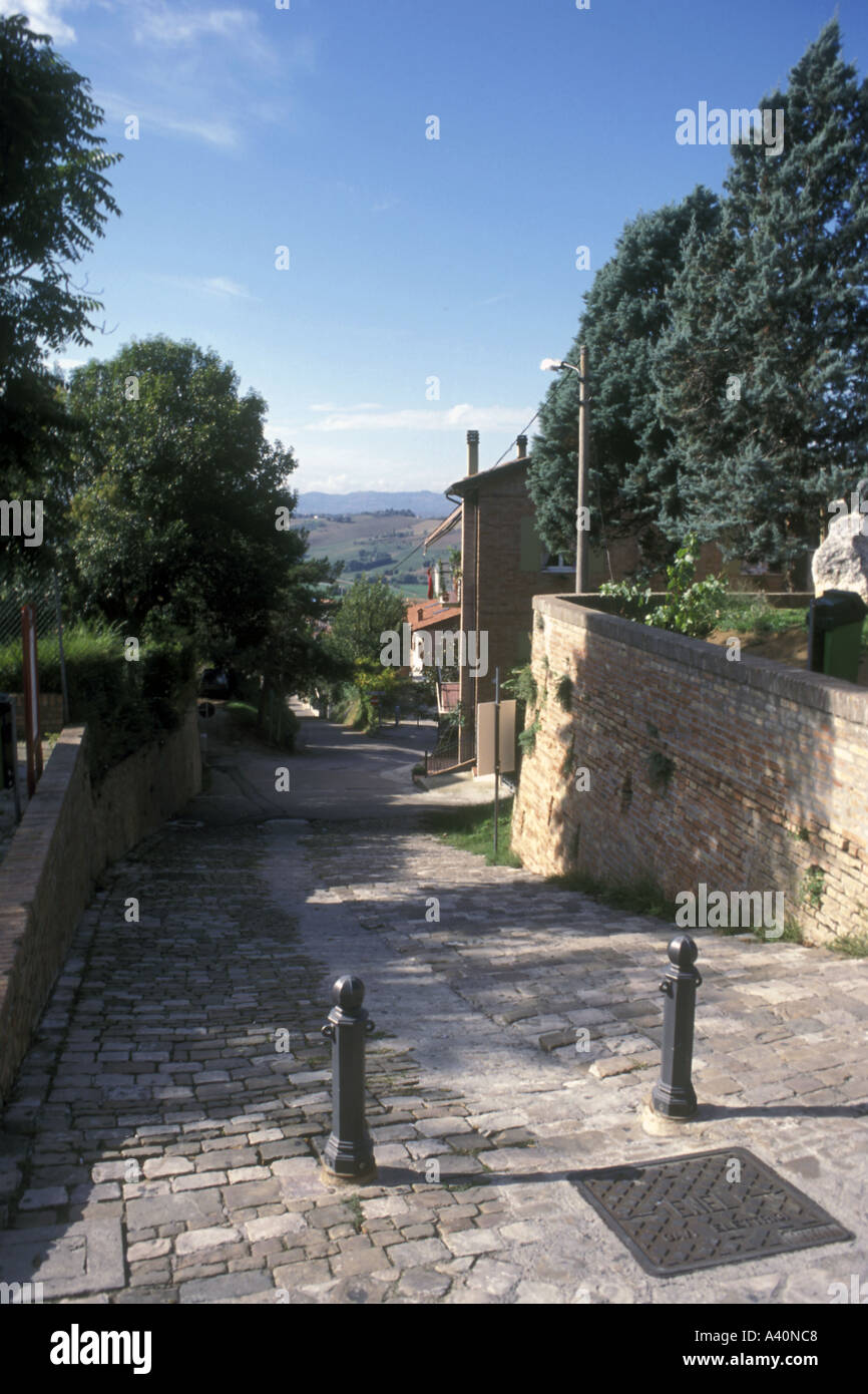Gradara medieval village view hi-res stock photography and images - Alamy