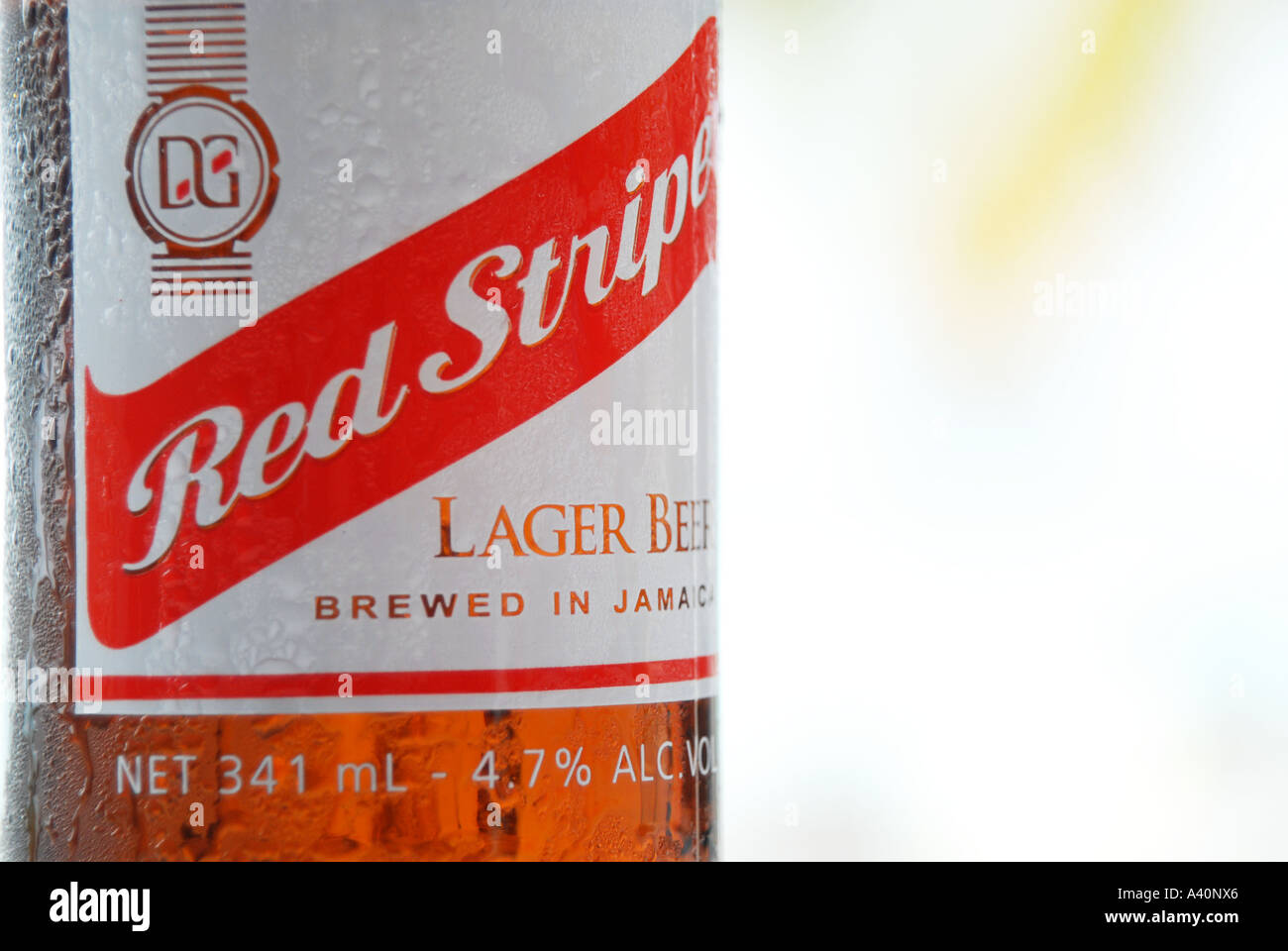 Red Stripe beer Negril Jamaica The main beer in Jamaica Stock Photo - Alamy