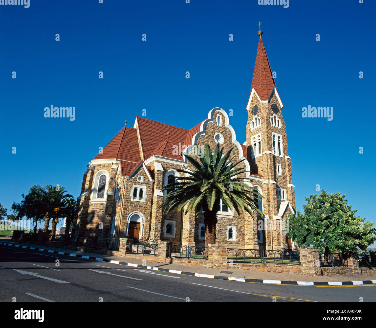 Christuskirche Lutheran church Parliament Gardens Windhoek Namibia ...