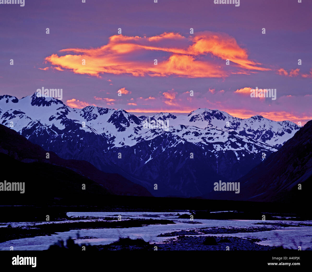 Arthur s Pass National Park Canterbury South Island New Zealand Stock ...